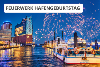 Feuerwerksfahrt Hafengeburtstag Hamburg 2026